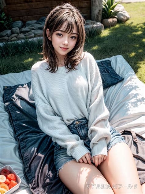 【デニムスカート No 01】ミニスカで寝そべり、体育座り、座ってる子の パンチラ Next動画、net動画