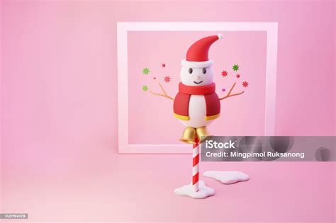 크리스마스 축제를위한 행복한 눈사람 사탕 지팡이 그리고 새해 첫날 3d 일러스트 12월에 대한 스톡 사진 및 기타 이미지 12월 2월 3차원 형태 Istock