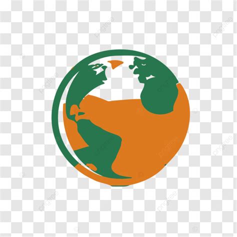 World Globe Logo In Multi Colors Vector A Simplistic Colorful Icon Of Globus On A White