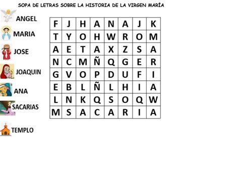 Sopa De Letras De La Virgen Maria Pdf