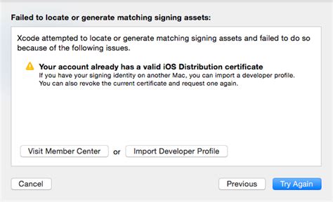 ios can not export ipa file from xcode 6 1 stack overflow