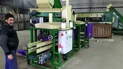 Линия по сухой очистке чистке сортировке калибровке упаковке фасовке овощей картофеля