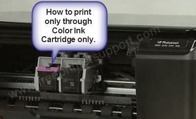 How To Print With Color Ink Only When Black Is Empty