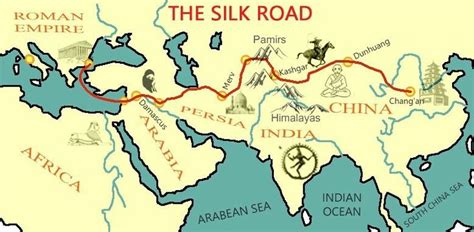 Silk Road Map Explore The Ancient Trade Route Ancient Middle Asia