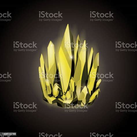 크리스탈 보석 게임 자산 컬렉션 만화 마법 보석과 천연 미네랄 벡터 일러스트 레이 션 개체 그룹에 대한 스톡 벡터 아트 및 기타