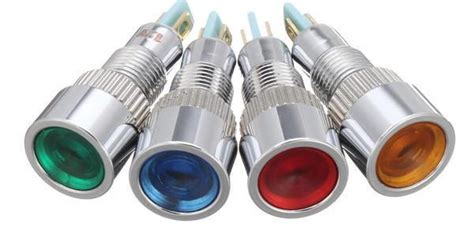 Metal LED Indicator Warning Light Lamp Pilot Panel