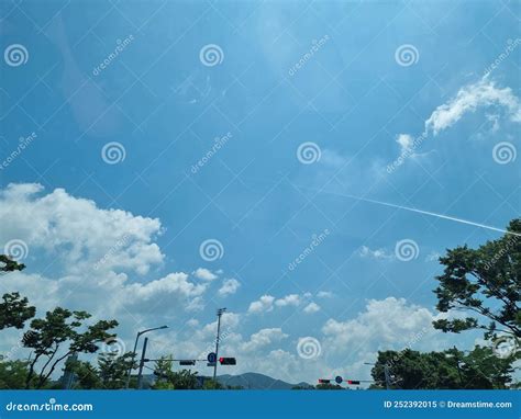 Spot Clouds Scattered In Sky Stock Image Image Of Clouds Spotted
