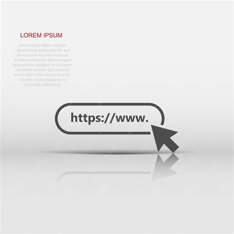 Premium Vector Address And Navigation Bar Icon Vector Illustration