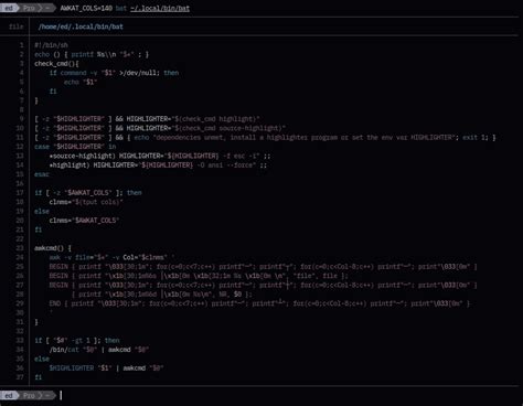 Print Formating Tip Awk