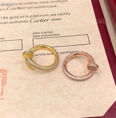 人気爆発 カルティエ 指輪 偽物 2色