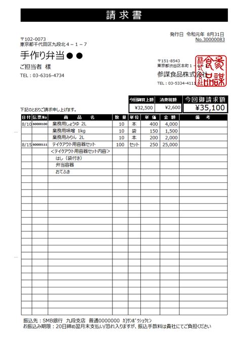 請求書の内訳はどのように記載すべきか記載方法と請求明細書についてコラムCASIO 楽一