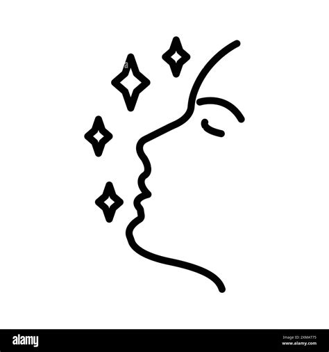 Skin Care Icon Linear Logo Mark Set Collection In Black And White For Web Stock Vector Image