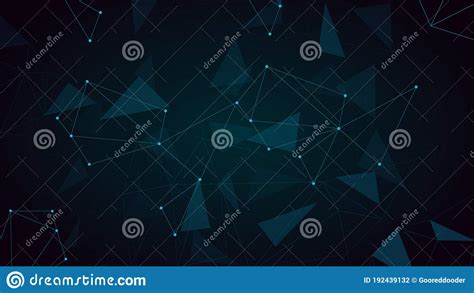 Futuristic Technology Style Data Connection Concept Network Connection Structure Abstract