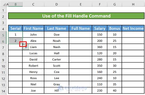 How To Apply Autofill Shortcut In Excel 7 Methods Exceldemy