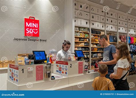 Miniso Store And Brand Logo Editorial Image 258633164