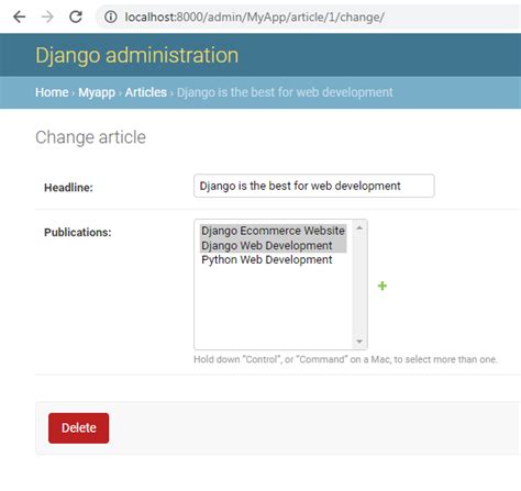 Django Models Many To Many Relationship Codeloop