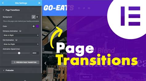 Create Bespoke Elementor Page Transitions In Epro V36