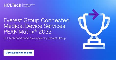 Hcltech Positioned As A Leader In Everest Groups Connected Medical