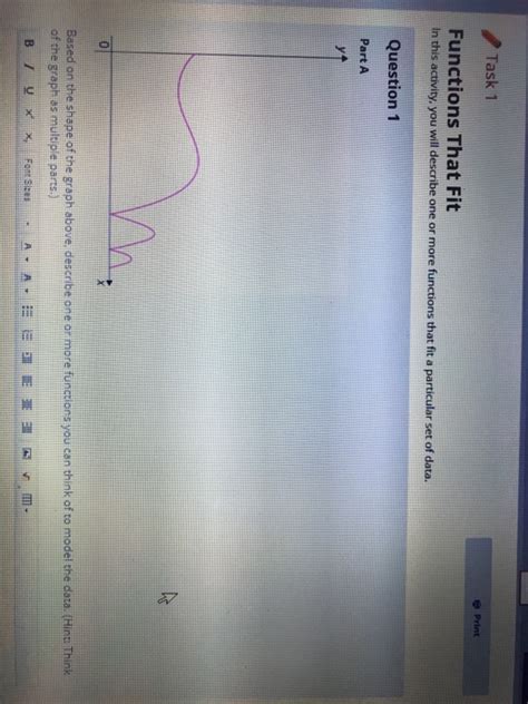 Solved Task 1 A Print Functions That Fit In This Activity