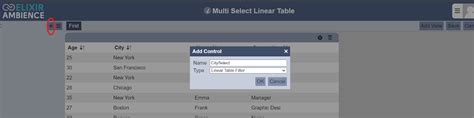 Multi Select Checkbox In Linear Table Ambience 2020 Elixir Support