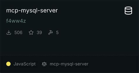 Mcp Mysql Server Glama