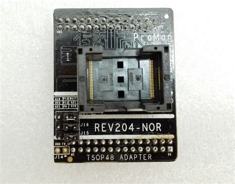 TSOP48 TSOP56 NOR FLASH Test Socket Adapter For ProMan