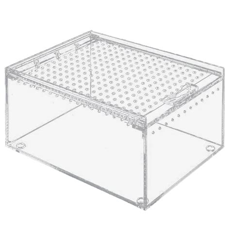 Necvior Acrylic Reptile Container Magnetic Acrylic Reptile Cage Acrylic
