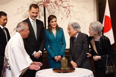Последний день визита королевской четы Испании в Японию Ru Royalty