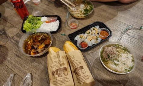 호이안 그랩grab으로 배달 시켜먹기반미프엉 포슈아 보바팝