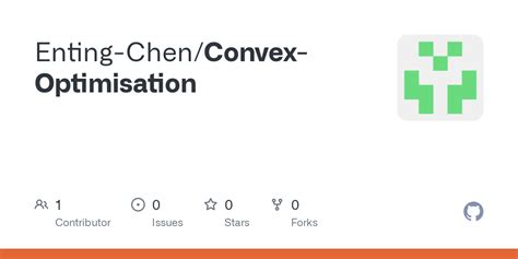 Github Enting Chen Convex Optimisation