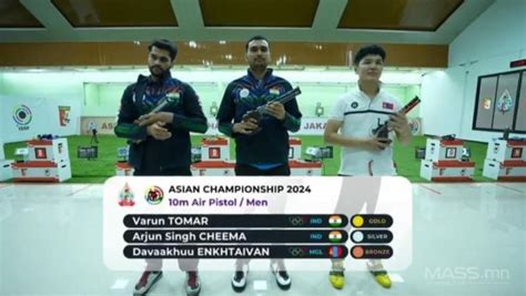 Э Даваахүү Азийн АШТ ээс хүрэл медаль хүртэж Парис 2024 олимпын эрх авлаа