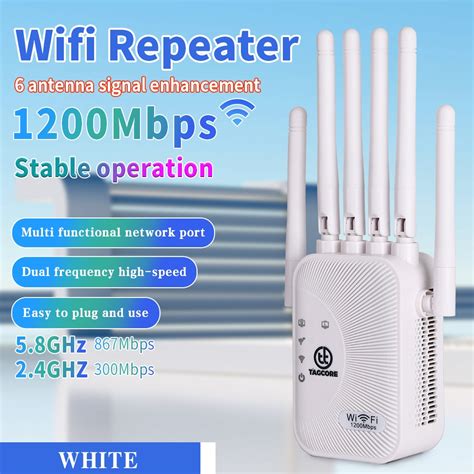 Wifi Repeater 1200mbps Wireless Wifi Signal Range Extender Wifi Booster Wifi Booster Extender