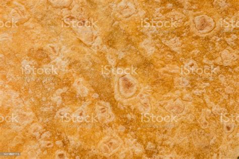 Mexican Tomato Flavored Wheat Tortilla Wraps Texture Background Stock