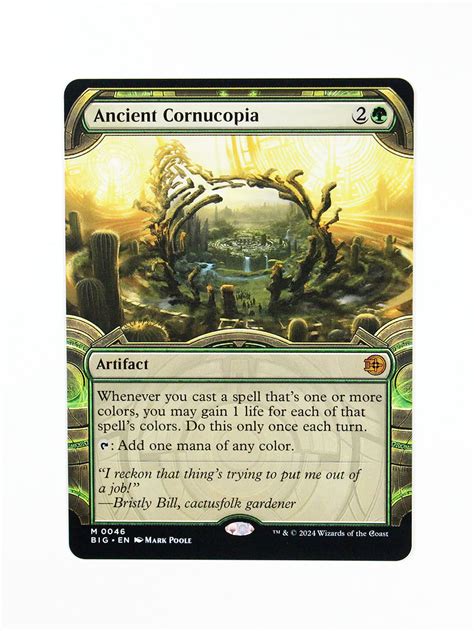 Ancient Cornucopia 46 Holo From The Big Score Big Mtg Proxy Magic