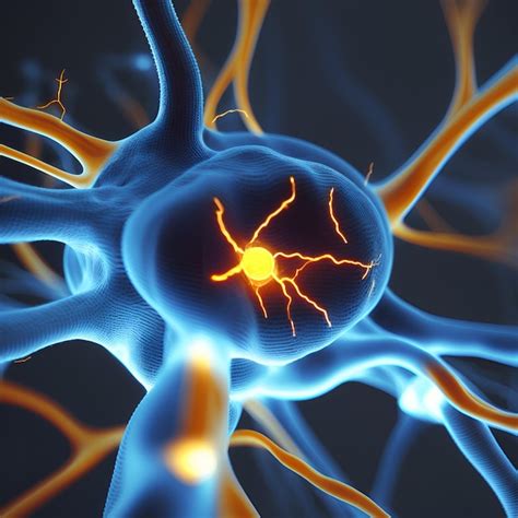 Premium Ai Image Human Brain Closeup Showing Neural Pathways