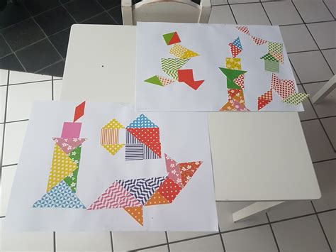 Atelier Arts Plastiques Façon Tangram Ecole Montessori Les Infatigables Explorateurs Clermont