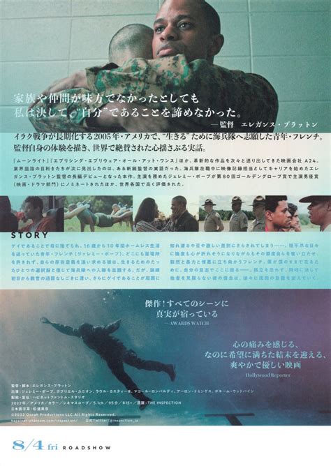映画チラシサイトインスペクション ここで生きる