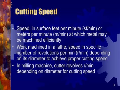 PPT Cutting Speed Feed And Depth Of Cut PowerPoint Presentation Free Download ID