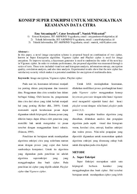 pdf konsep super enkripsi untuk meningkatkan keamanan data citra