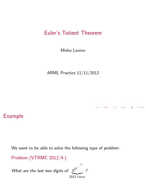 Number Theory 11 11 12 Pdf Arithmetic Factorization