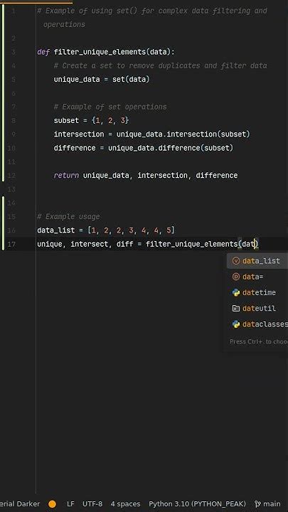 How To Use Set To Handle Complex Data Filtering Unlock Hidden Power Of Pythons Set