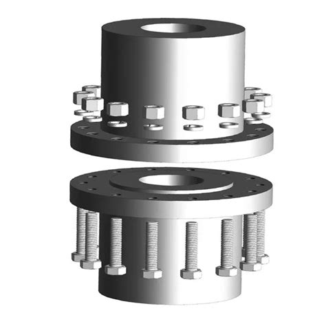 High Quality Flanged Coupling Rigid Steel Shaft Connector Coupling Manufacturer Professional