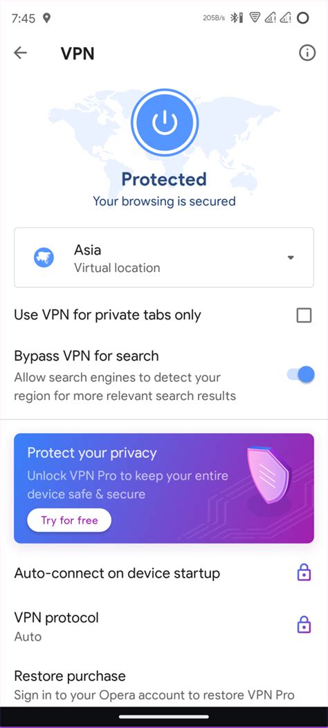 6 Best Browsers With Built In Vpn For Android Guiding Tech