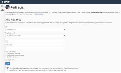 How To Create A Domain Redirect In Cpanel Ukhost4u