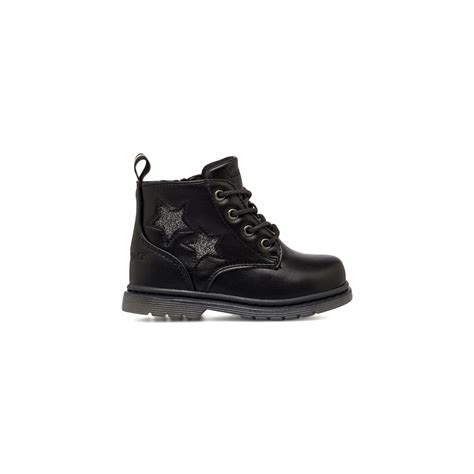 Stivaletto Da Bambina Nero Primi Passi Con Stelle Glitter Lumberjack