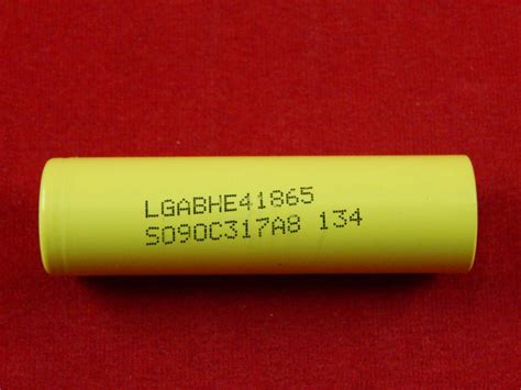 Аккумулятор LGABHE41865 (ICR18650HE4), 18650, Li-ion, 2500мАч, 3.7В ...