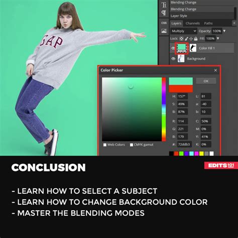 How To Add A Colored Background In Photopea A Beginners Tutorial Edits 101