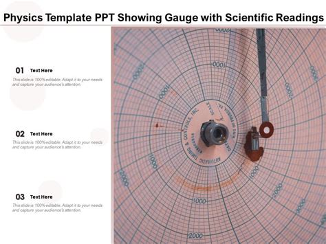 Physics Template Ppt Showing Gauge With Scientific Readings PowerPoint Slide Templates