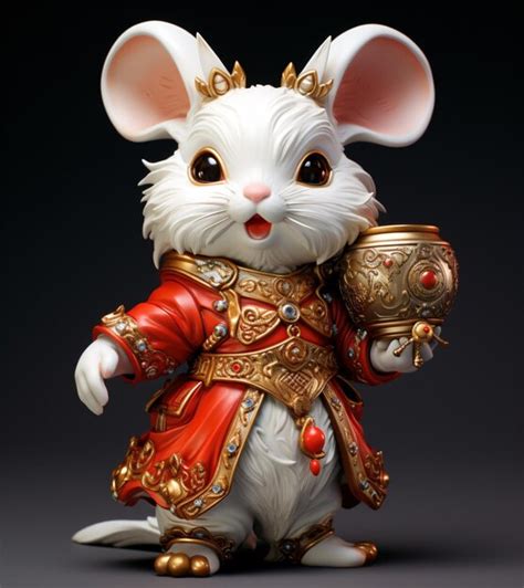 Premium Photo Festive 3d Cartoon Zodiac Rat Hand Image Wallpaper