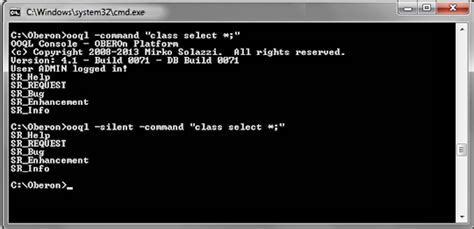 Oberon Tutorial Command Line Console And Batch Scripts